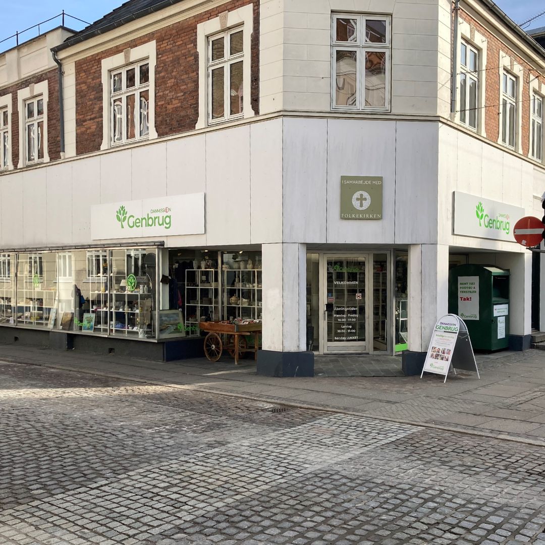 Danmission Genbrug Nykøbing Falster - Se vores genbrugsbutik